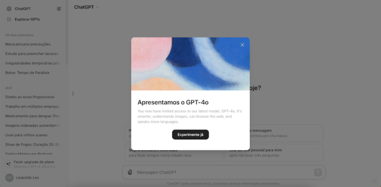 GPT-4o Gratuito E Disponível! Como Usar O Novo Modelo?