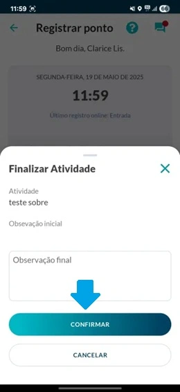 Registro De Atividades Do Colaborador – Via App – Genyo